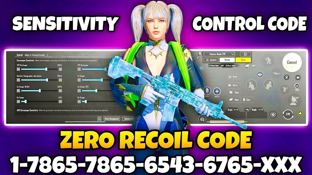 Ultimate BGMI Sensitivity Settings Guide |3.6 Update -Best Sensitivity ...