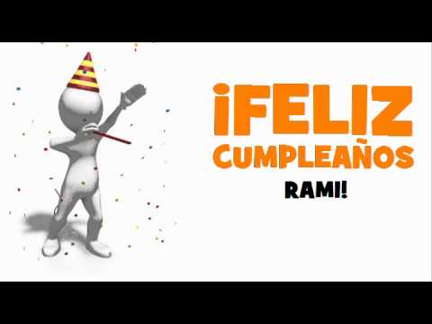 ¡FELIZ CUMPLEAÑOS RAMI!