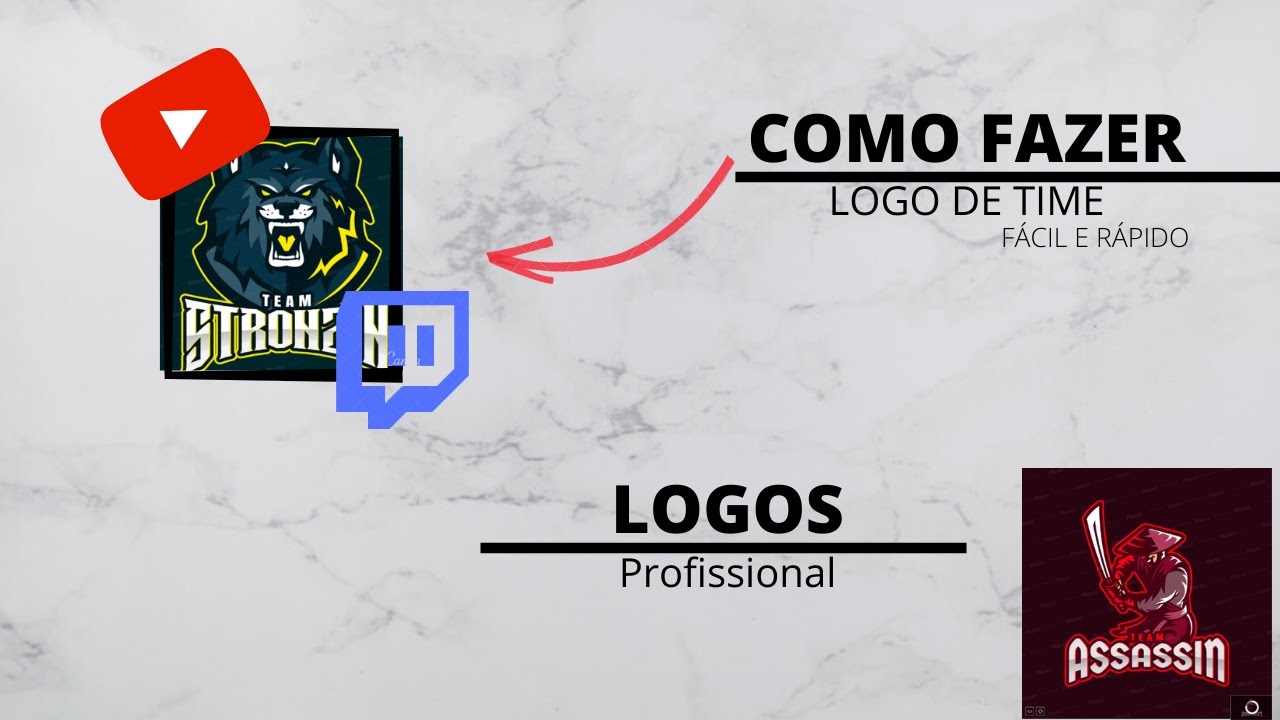 Como Fazer Logos De Time - Fácil - YouTube