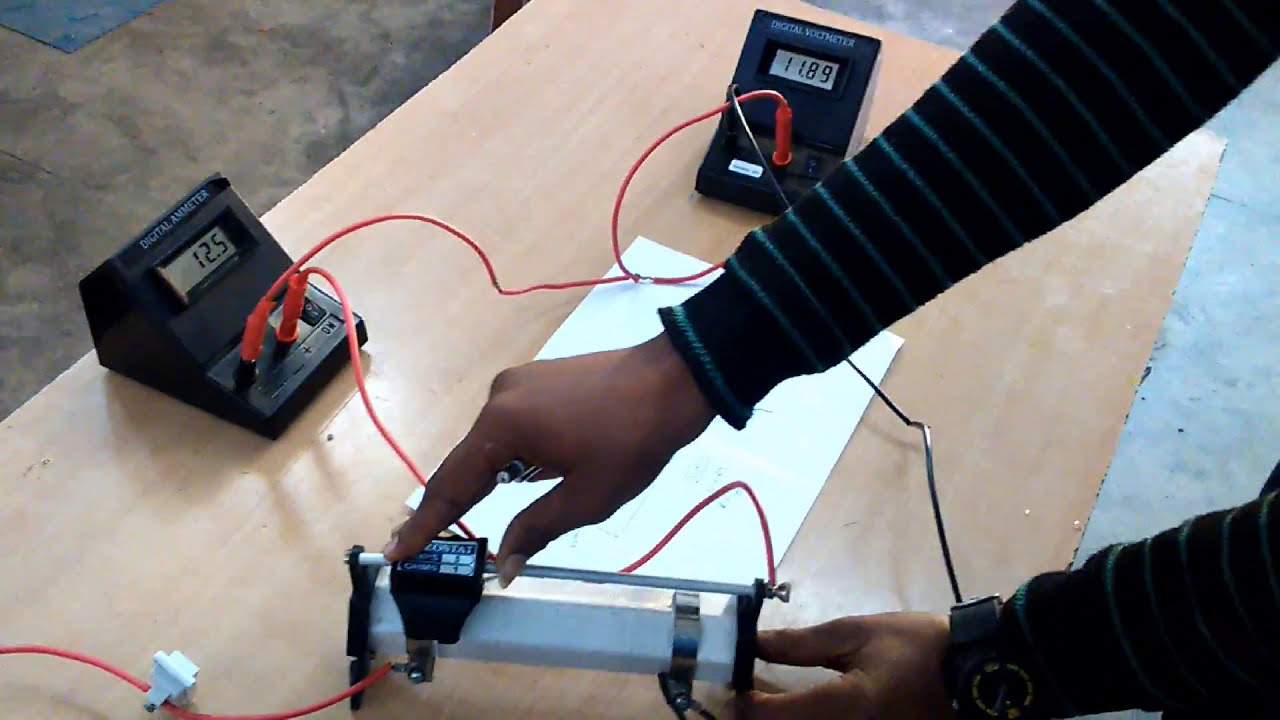 electrician practical in hindi ओम के नियम का सत्यापन करना - YouTube