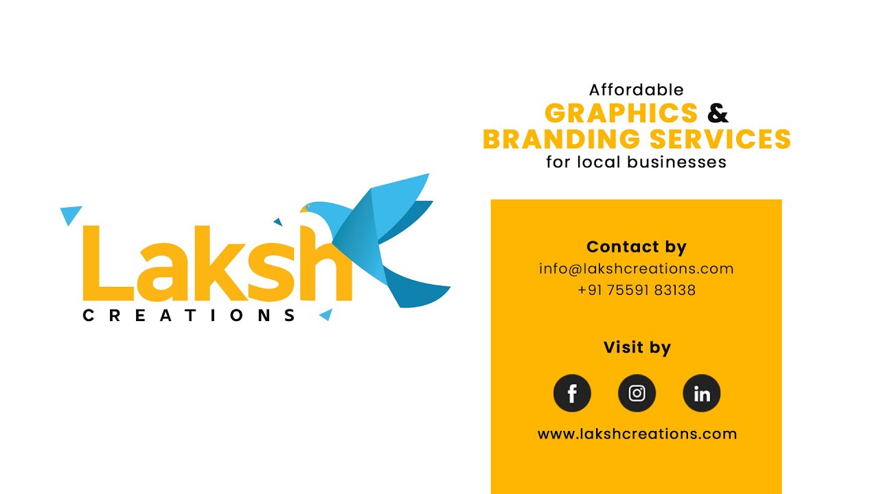 Graphics & Branding Services / Laksh Creations - YouTube