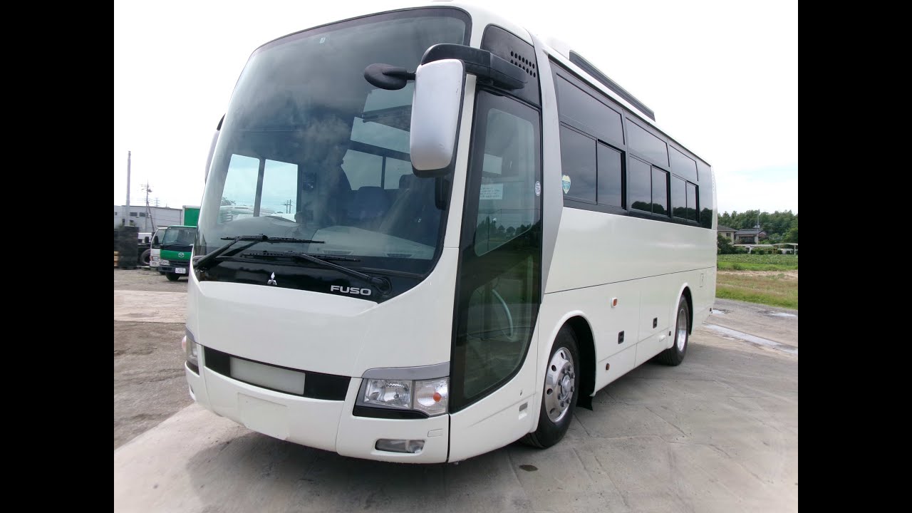 JAPANESE USED BUS MITSUBISHI 【CD-BC-05】 - YouTube