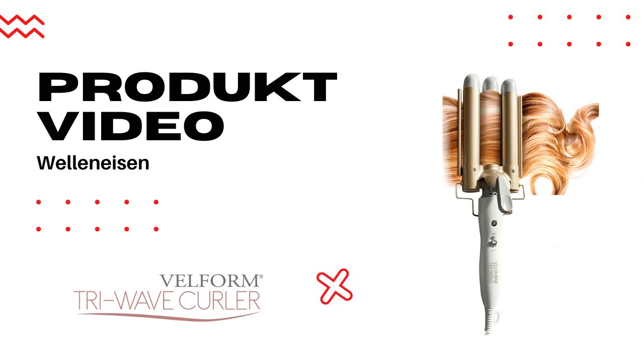 Velform® Tri Wave | Welleneisen Turmalin - Keramik - Beschichtung ...