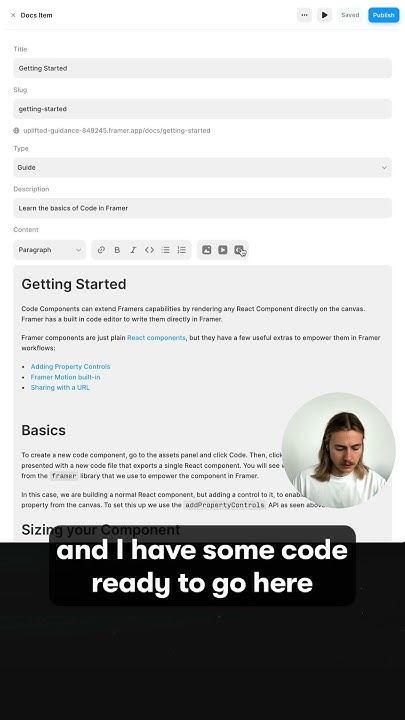 Adding Code Blocks in the Framer CMS within seconds 😮 #tutorial #framer #webdesign - YouTube