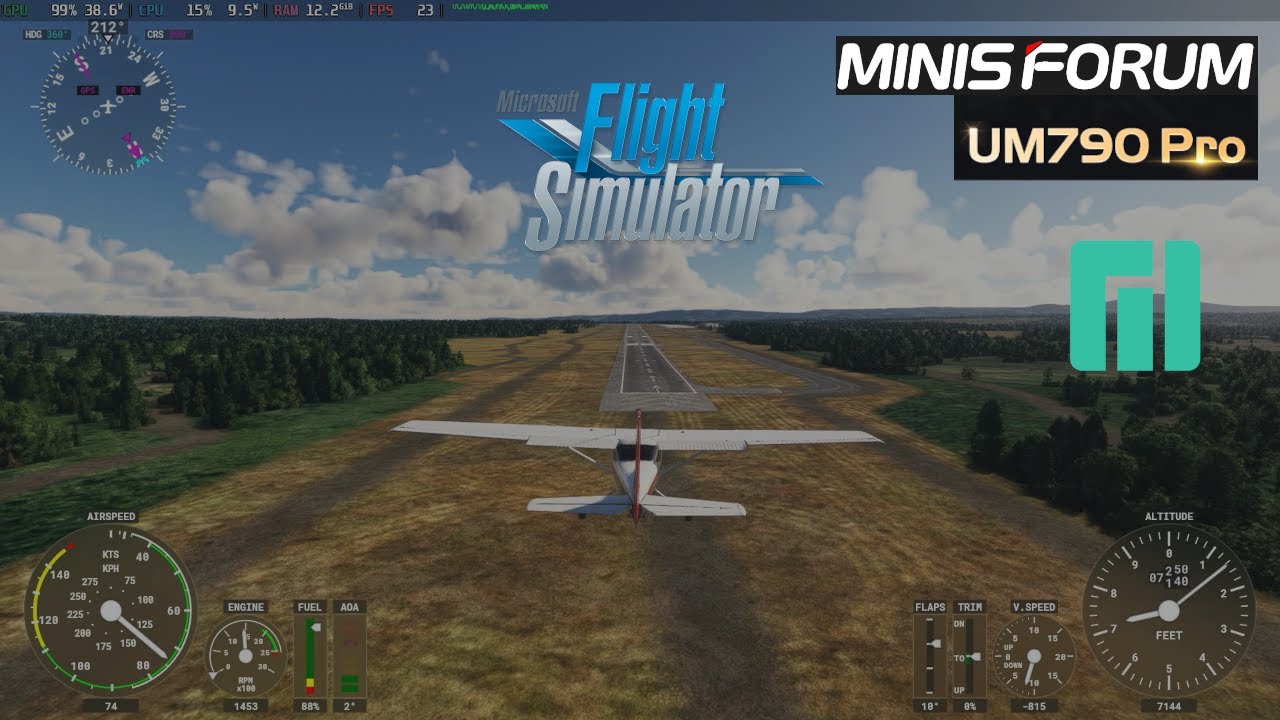 Microsoft Flight Simulator Training on a Linux Mini PC | UM790-Pro ...