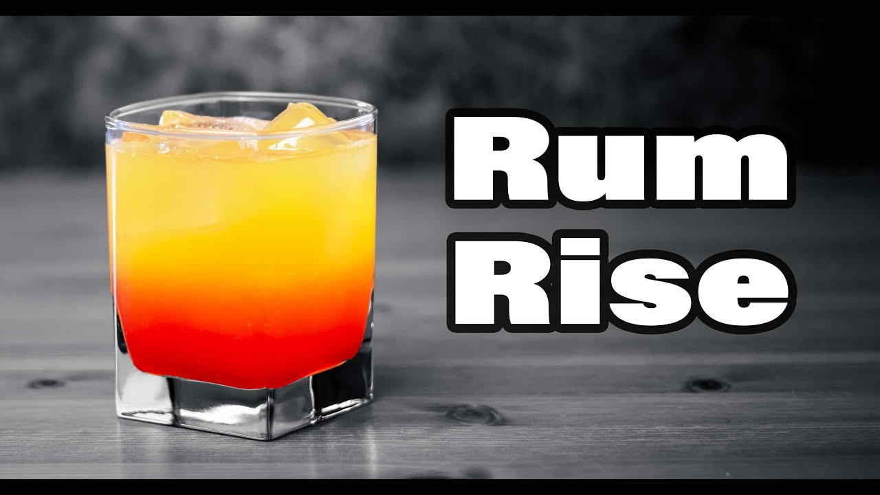 How To Make A Malibu Rum Rise Layered Cocktail | Booze On The Rocks ...
