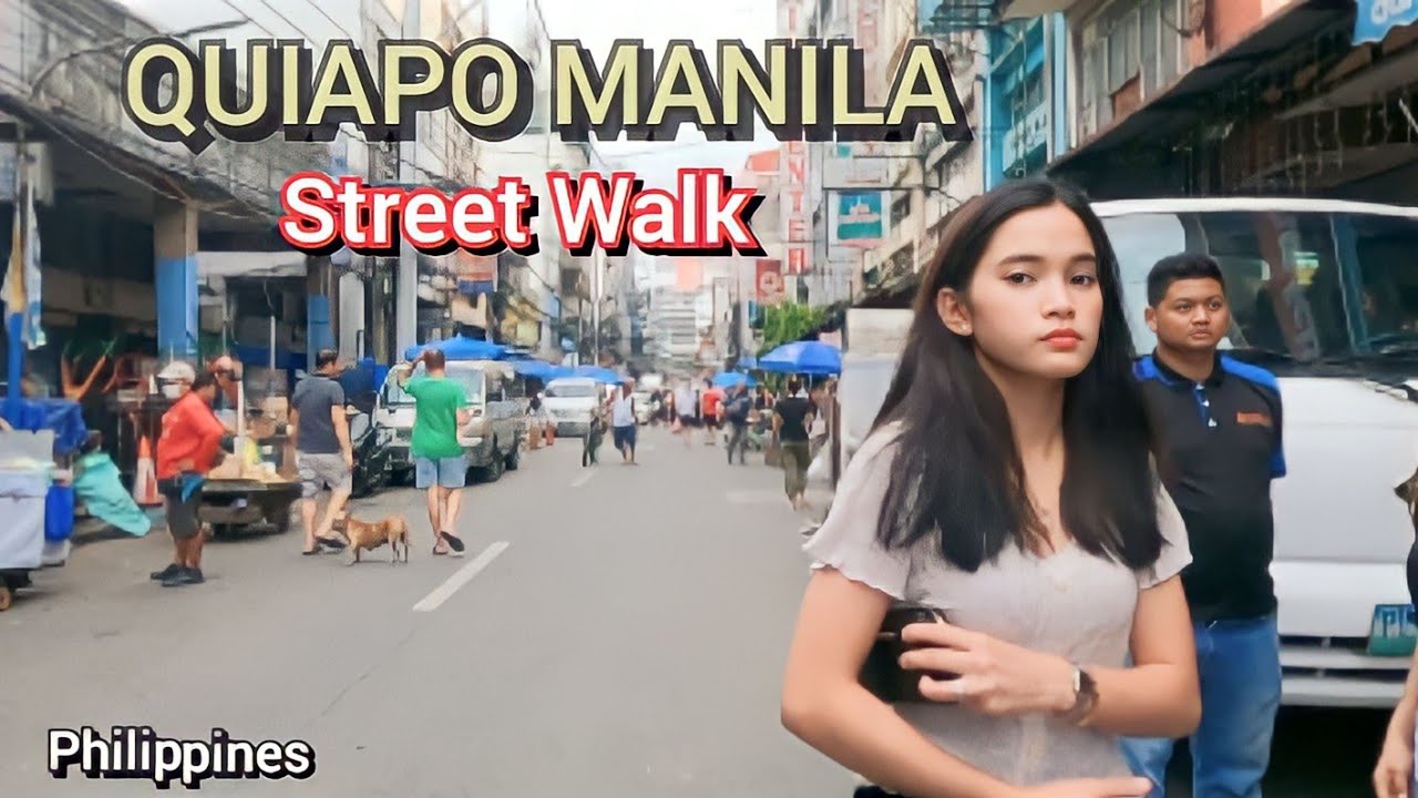 Walking The Bustling streets in QUIAPO MANILA Philippines [4K] - YouTube