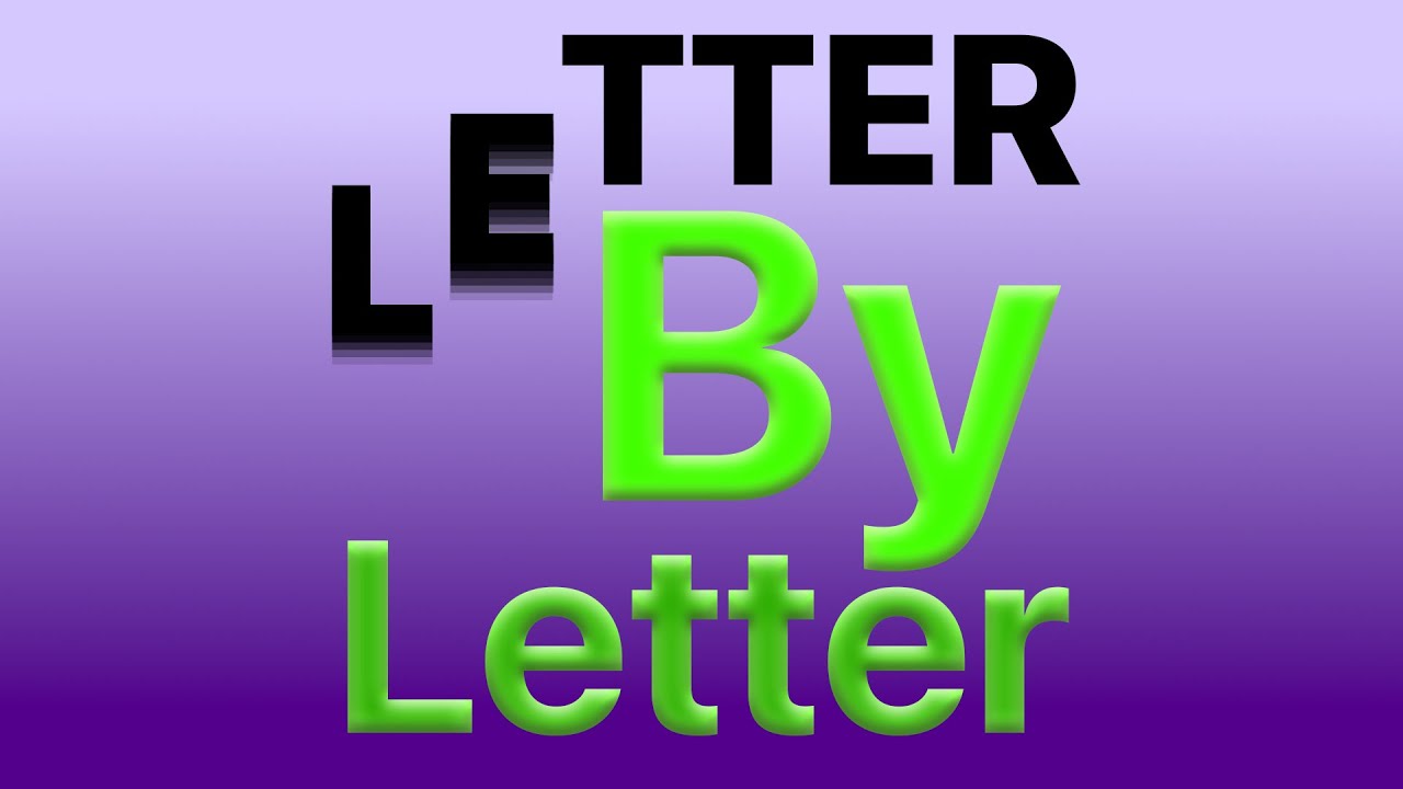 How to create a letter by letter animation in DaVinci Resolve - YouTube