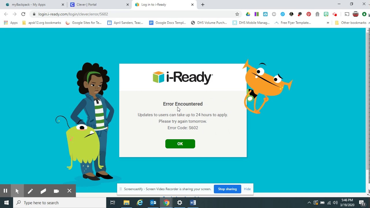 Accessing iReady through MyBackpack & Clever - YouTube