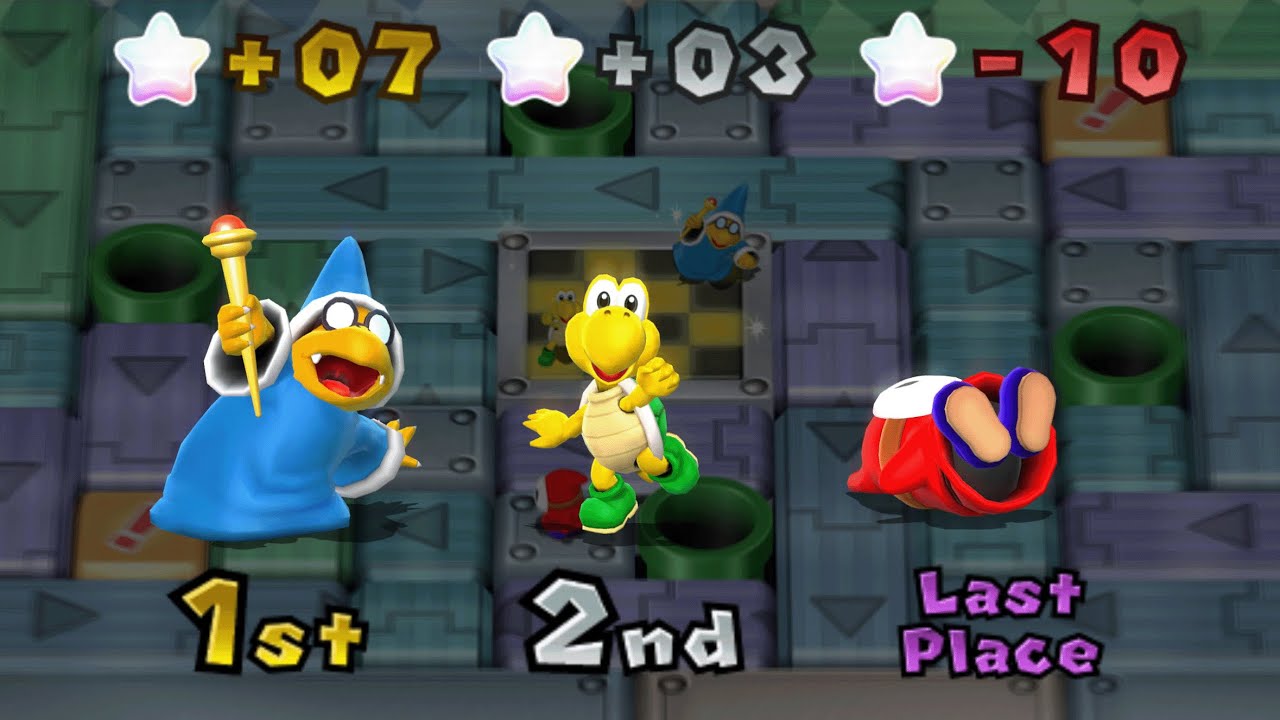 Mario Party 9 - Shy Guy vs Koopa vs Magikoopa - Boo's Horror Castle ...