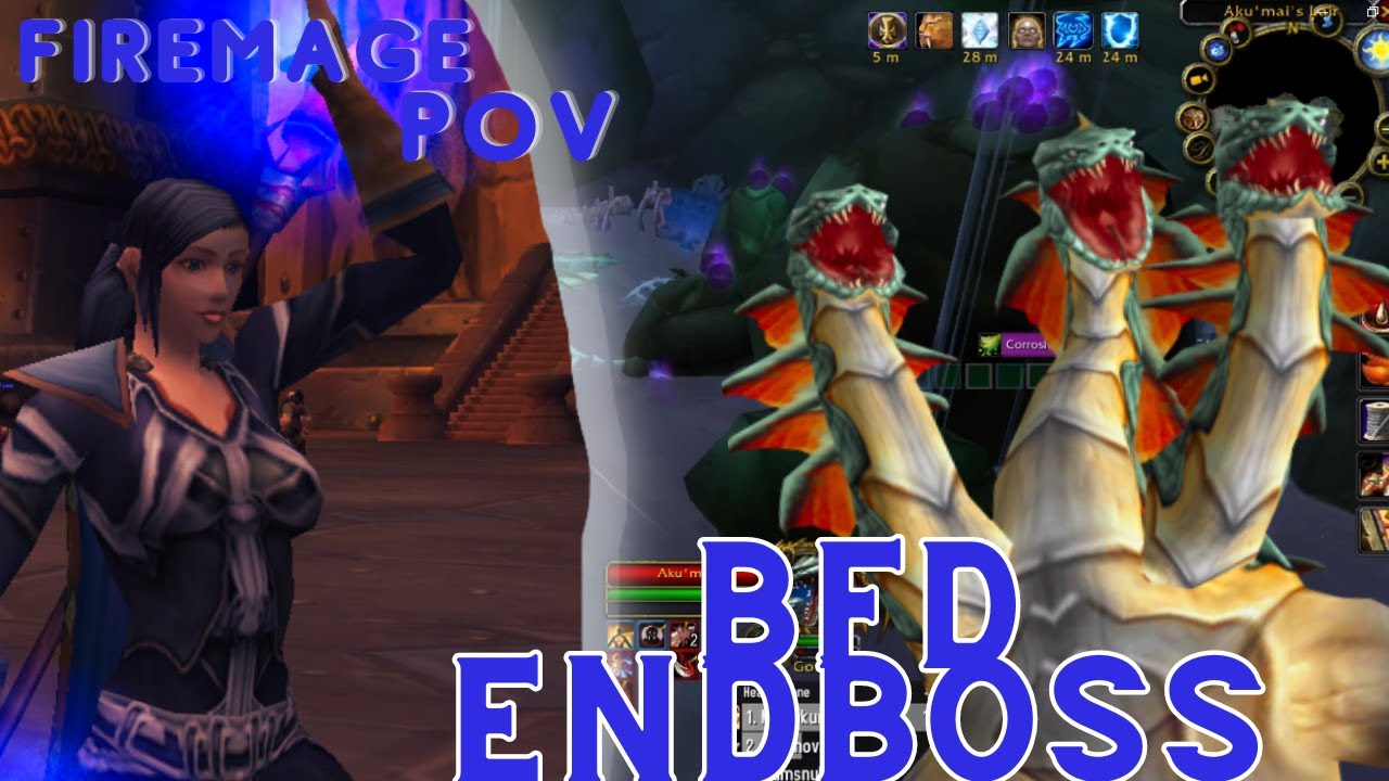 Fire Mage on Last Boss in new Raid BFD I Blackfathom Deeps Akumai ...