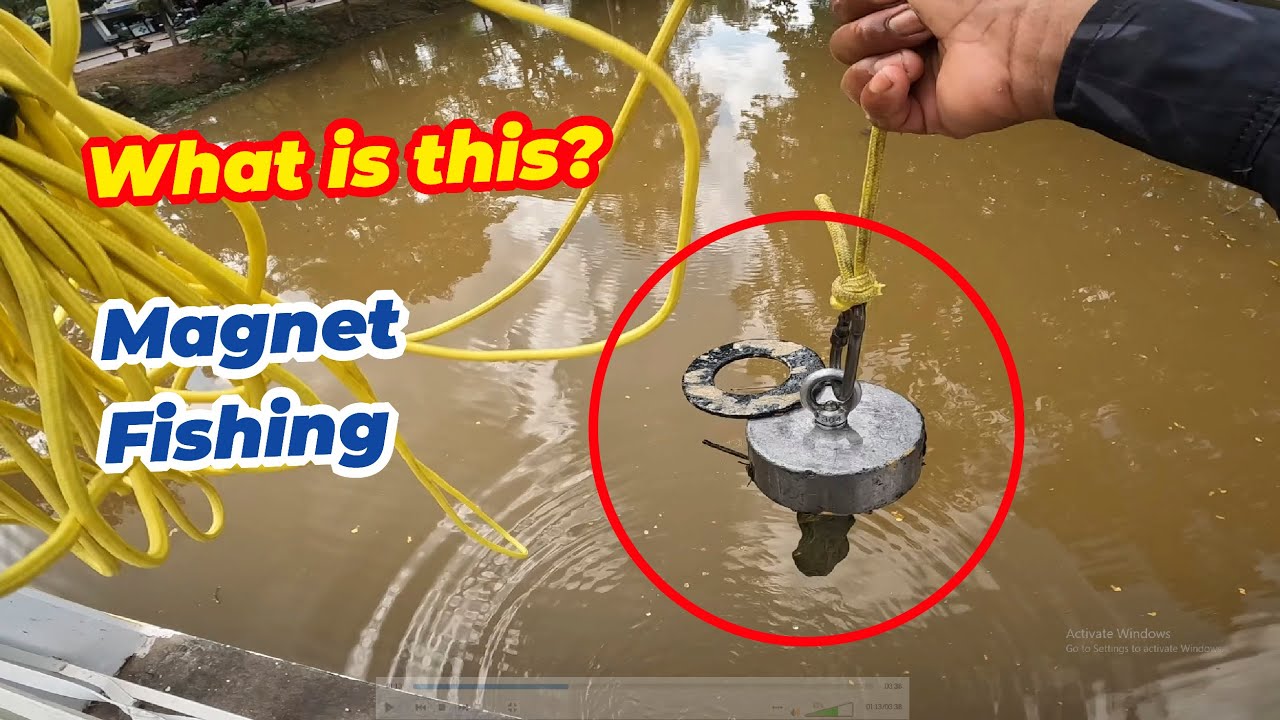 Anyone know that's this? Magnet Fishing in River - YouTube