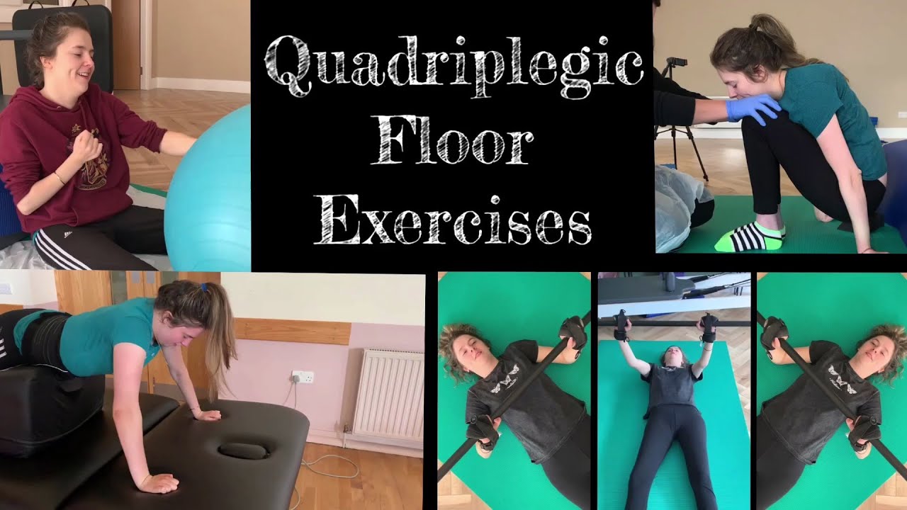 Quadriplegic / Tetraplegic floor exercises - YouTube
