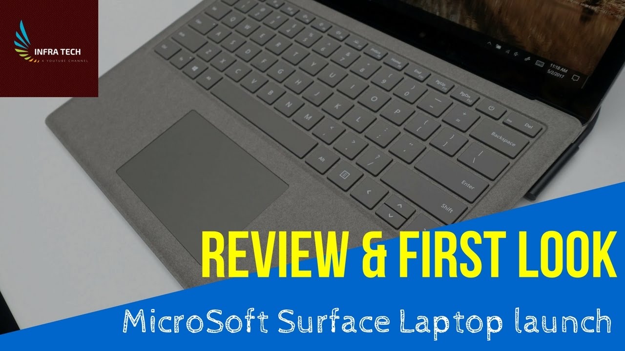 Microsoft Surface Laptop with 14.5 hour battery life First Look ...
