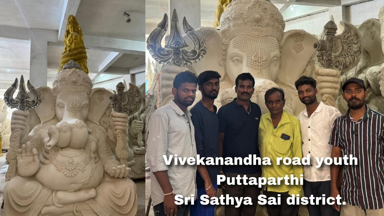Vivekananda Road Youth Puttaparthi | Mini Balapur Ganesh | Dhoolpet ...