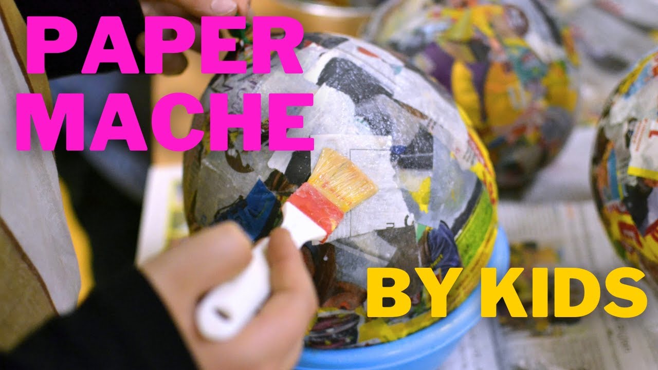 Art for kids :Teaching pots in papier mache style with school children ...