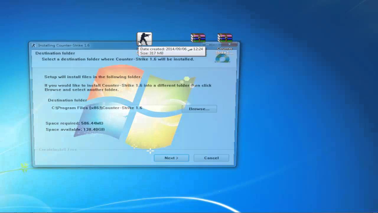 How to download counter-strike 1.6 (non steam) for free - YouTube