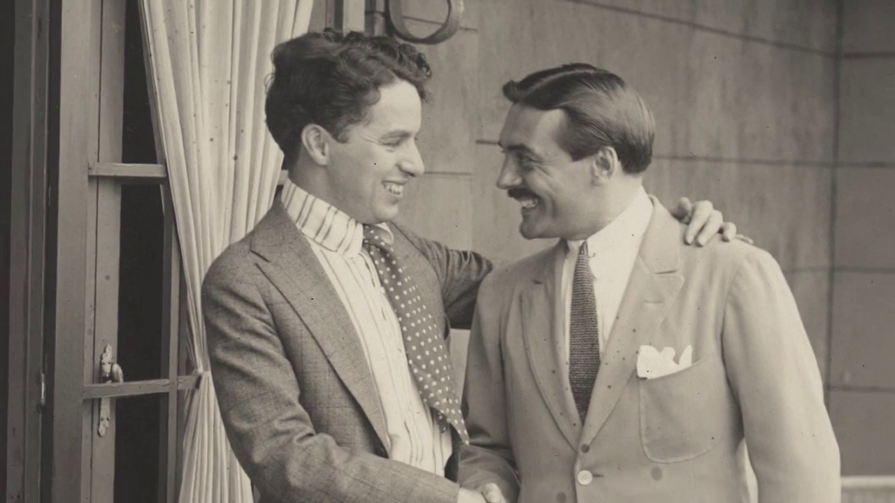 Max Linder Visits Charlie Chaplin - Behind the Scenes Archival Footage ...