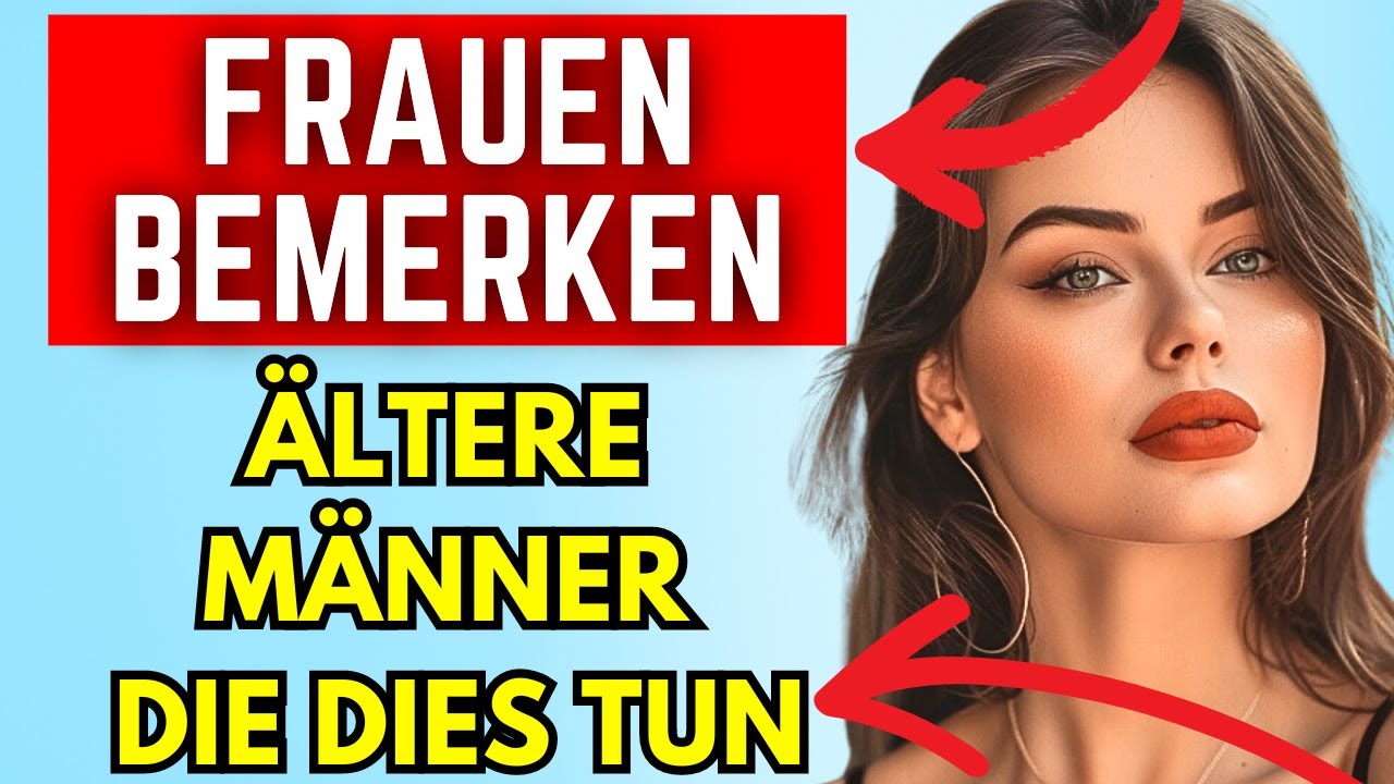 Ältere Männer erregen dadurch die Aufmerksamkeit einer jüngeren Frau ...