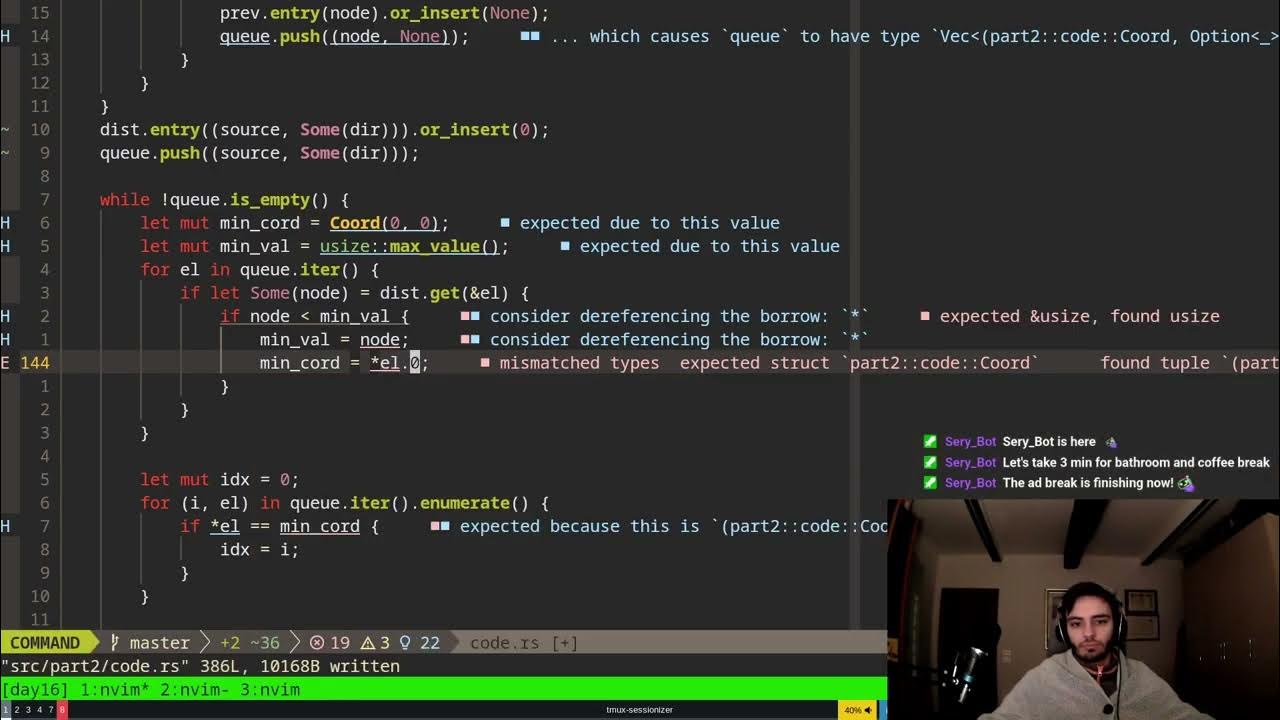Advent of code in RUST - Day 16 - We keep going - YouTube