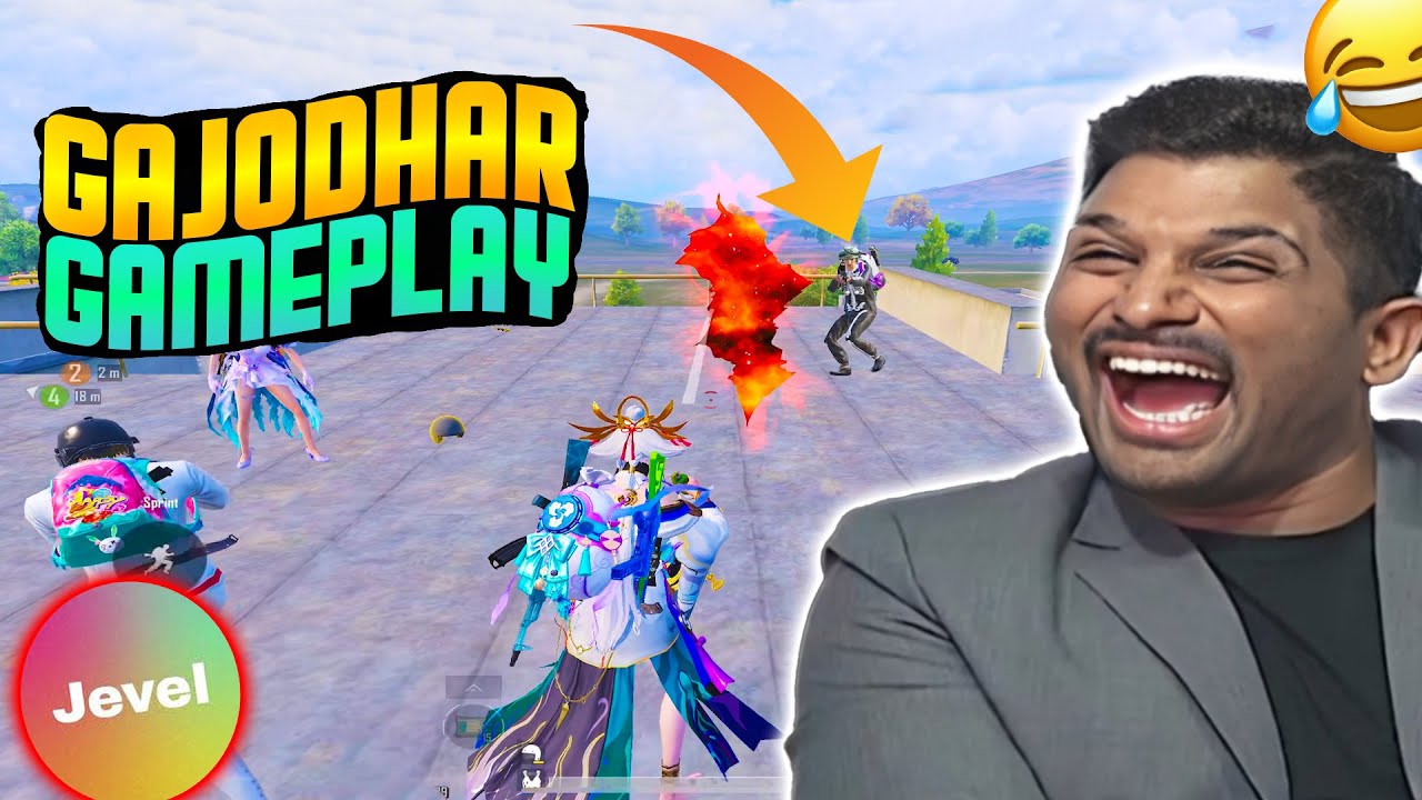 GAJODHAR GAMEPLAY FUNNY MOMENTS BGMI JEVEL 😂😂 - YouTube