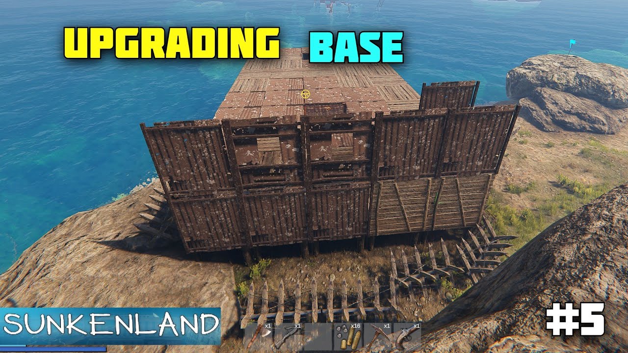 UPGRADING MY BASE || SUNKENLAND GAMEPLAY #5 - YouTube
