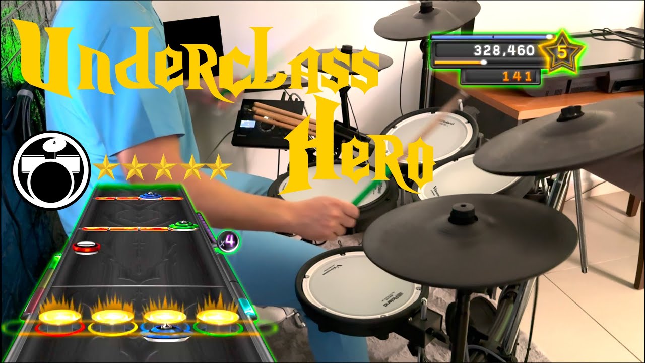 Underclass Hero - Sum 41 Expert Drums Clone Hero - YouTube