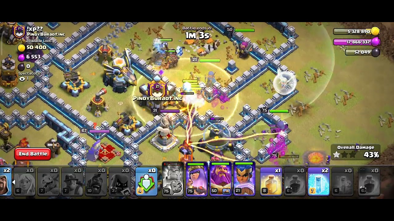 #coc || coc th 13 live war attack ||3star attack - YouTube