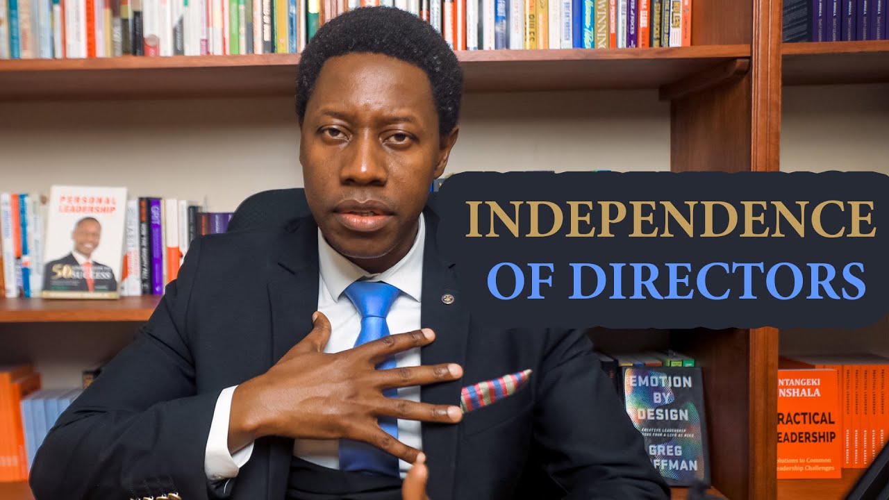 Independence of Directors. - YouTube