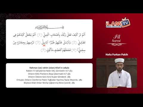Fil suresi - (Namaz Sureleri Öğreniyorum) - Furkan Pakih