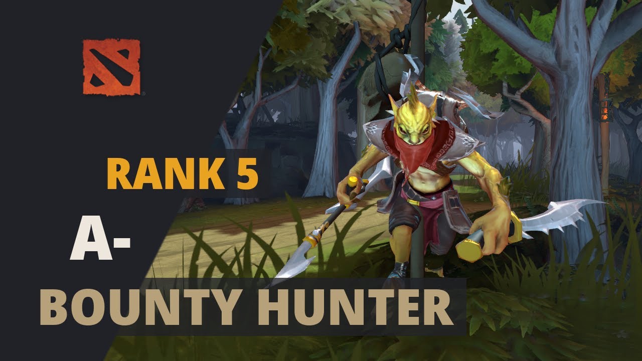 A- (Rank 5) plays Bounty Hunter Dota 2 Full Game - YouTube
