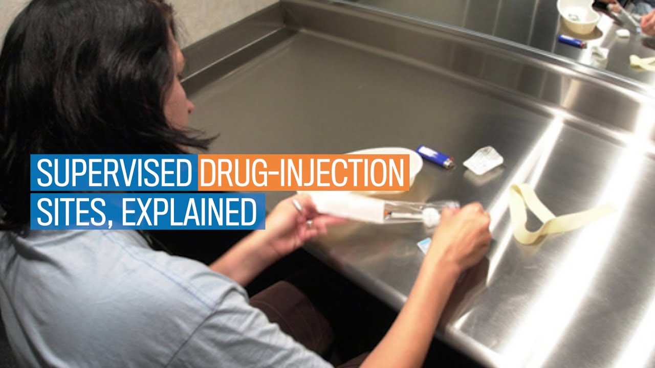 Supervised drug-injection sites, explained - YouTube