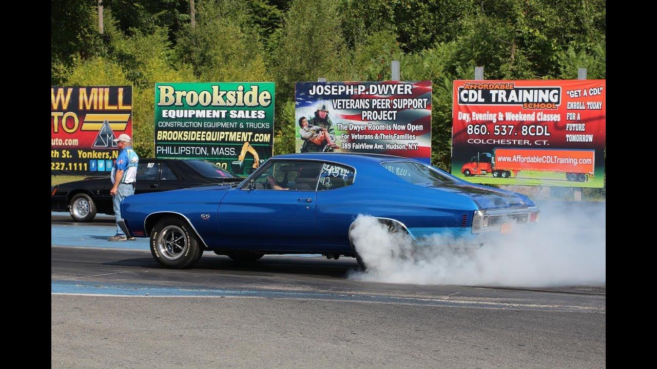 1970 Chevelle In Car drag strip view functioning Cowl Induction Lebanon ...