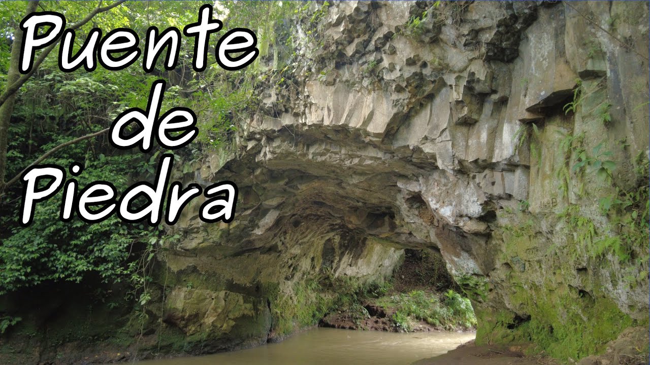 Puente de piedra | Único puente natural en Costa Rica - Grecia - YouTube
