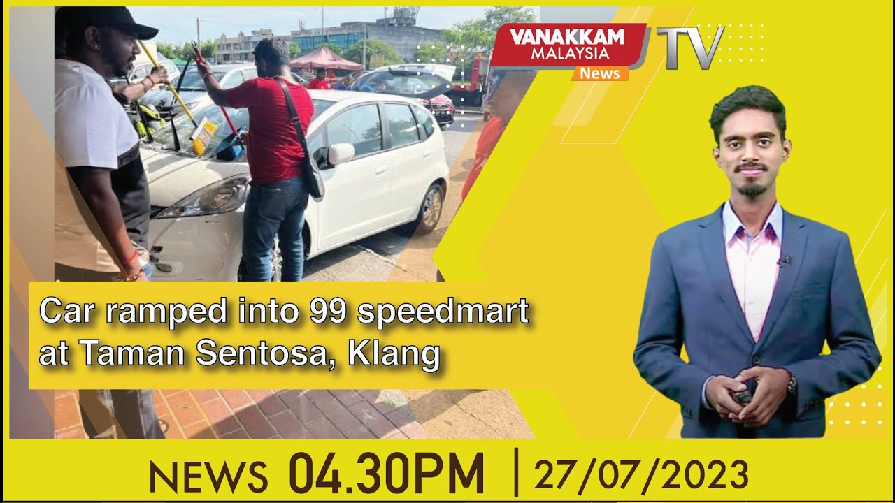 27/07/2023 : Car ramped into 99 speedmart at Taman Sentosa, Klang ...