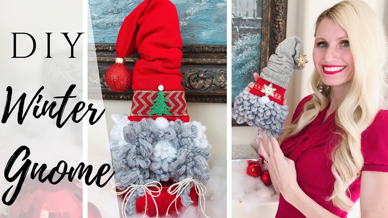 DIY WINTER GNOME | HOW TO CREATE A CHRISTMAS GNOME | SCANDINAVIAN GNOME ...