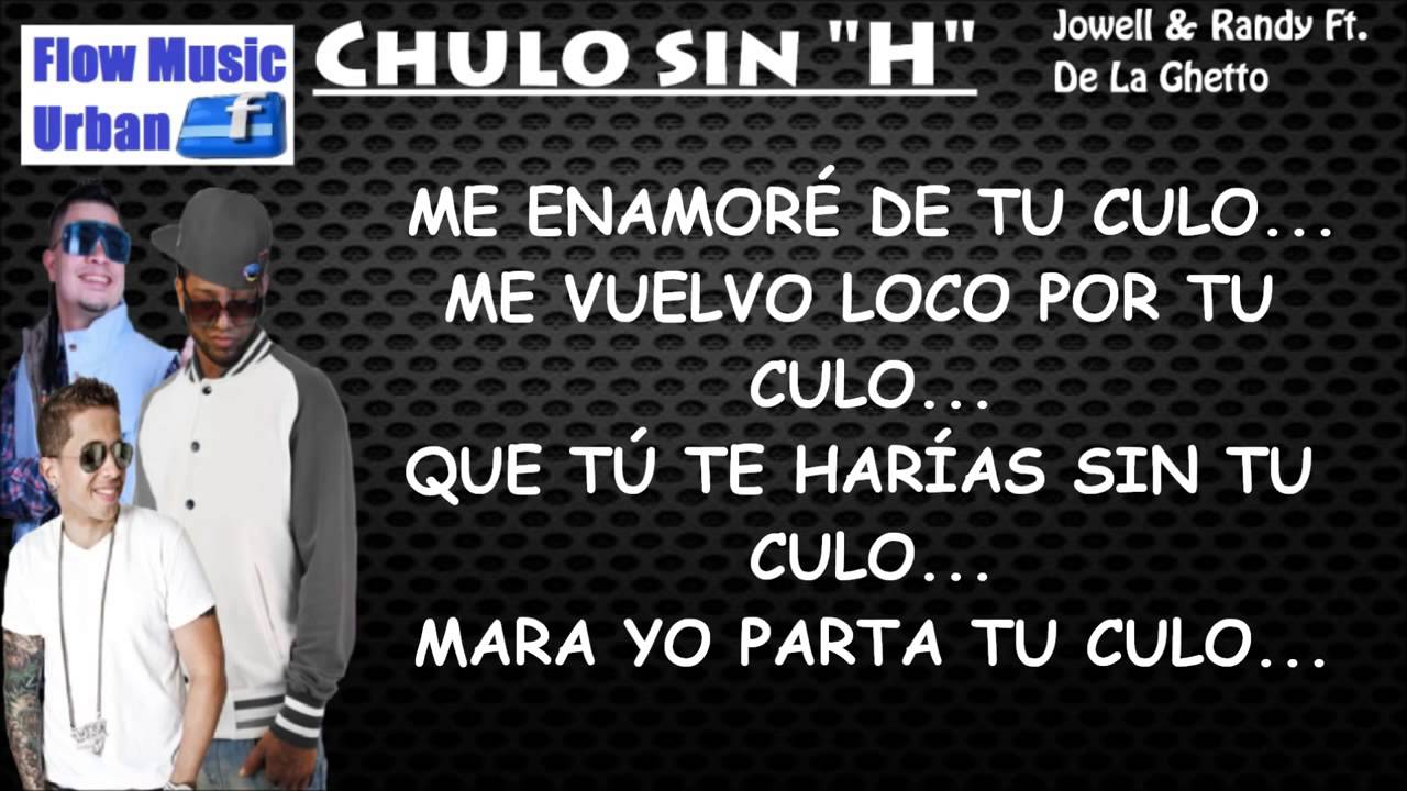 chulo sin h letra - YouTube