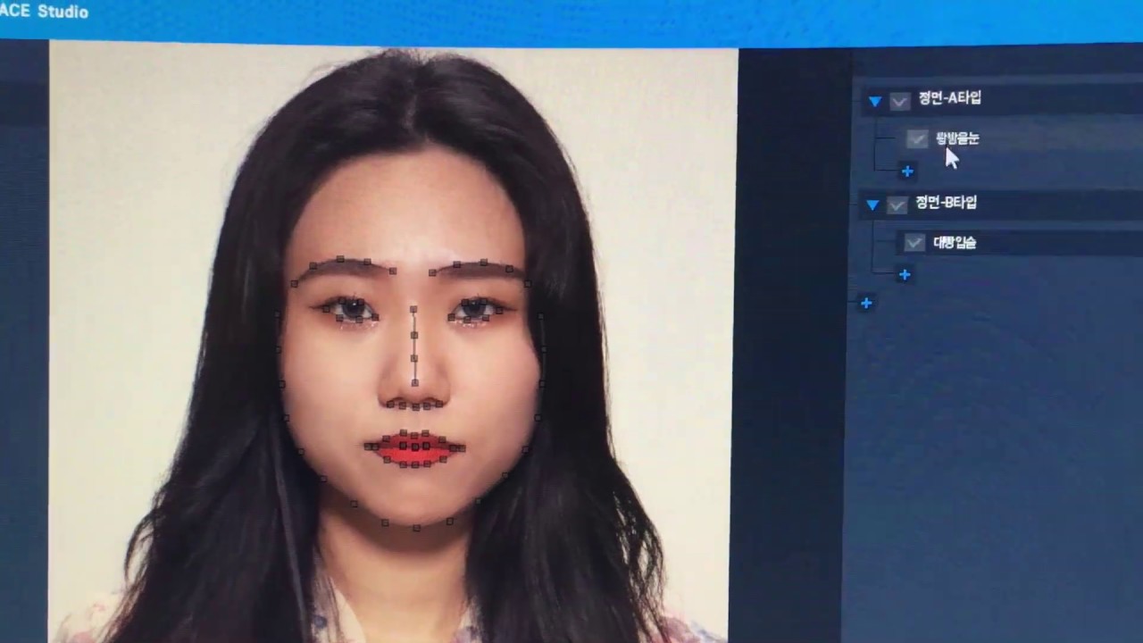 얼굴인식을 통한 메시변형기술(mesh deformation tech through face recognition) - YouTube