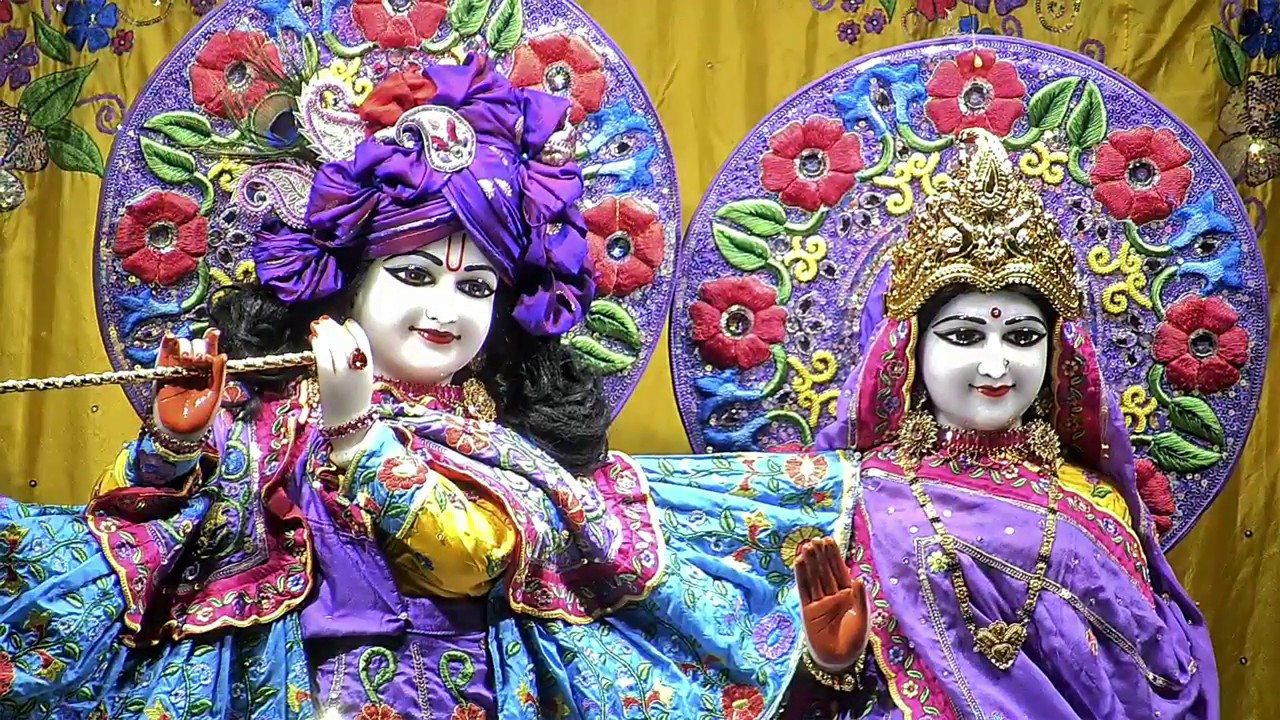 Sri Sri Radha Rasbihari Temple Mangal Arati Darshan 13th Feb 2018 Live ...