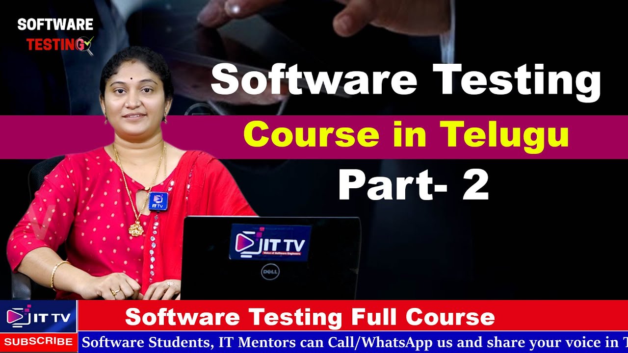 SOFTWARE TESTING FULL COURSE - In Telugu | What is Software Testing and ...