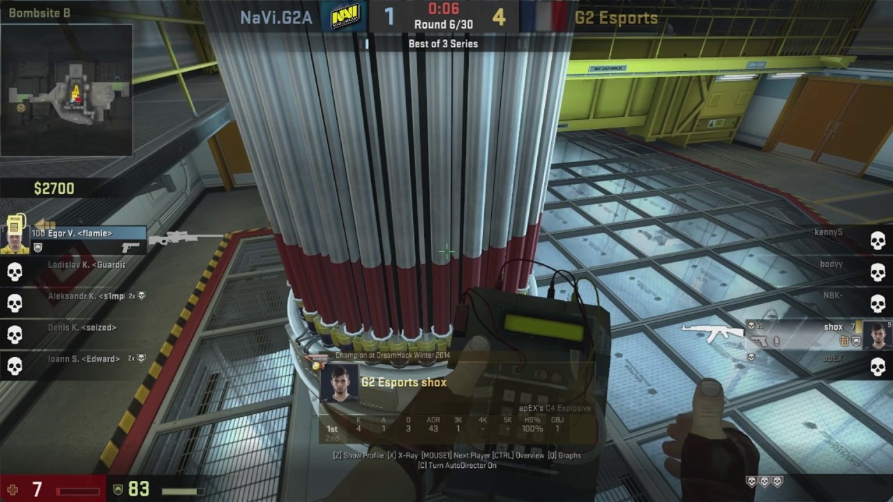 G2 shox 4K 1v3 CLUTCH vs Navi Nuke @ ESL COLOGNE 2017 - YouTube