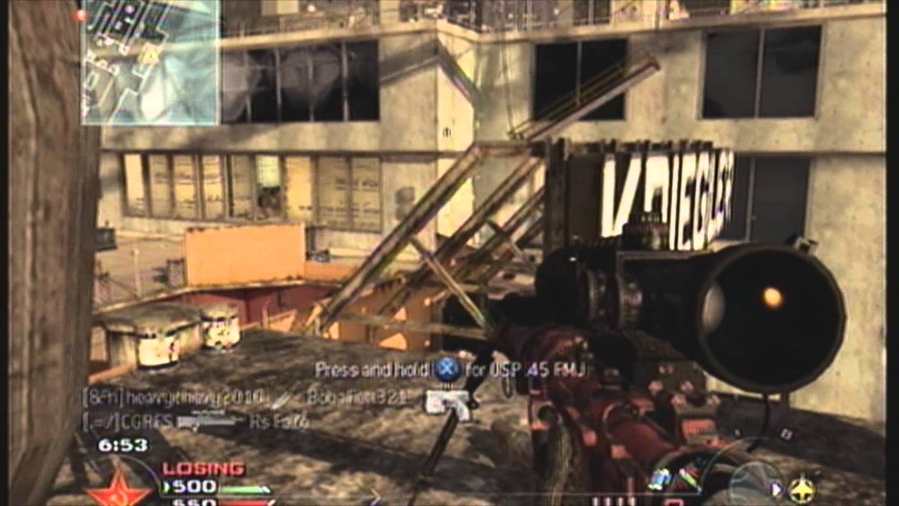 BossShotHD Mw2 Quick Scope Commentary 1 - YouTube