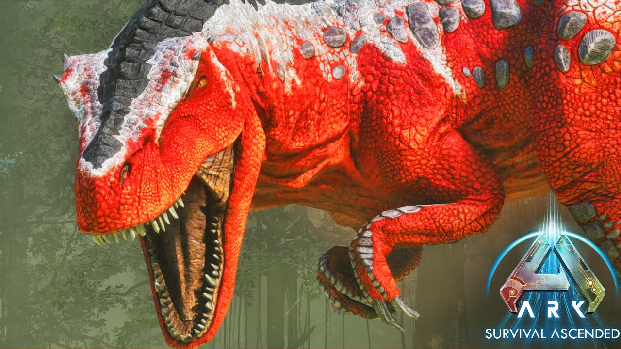 O TERRITÓRIO dos Tiranossauros Rex I Lugar com Mais T-Rexes do ARK ...