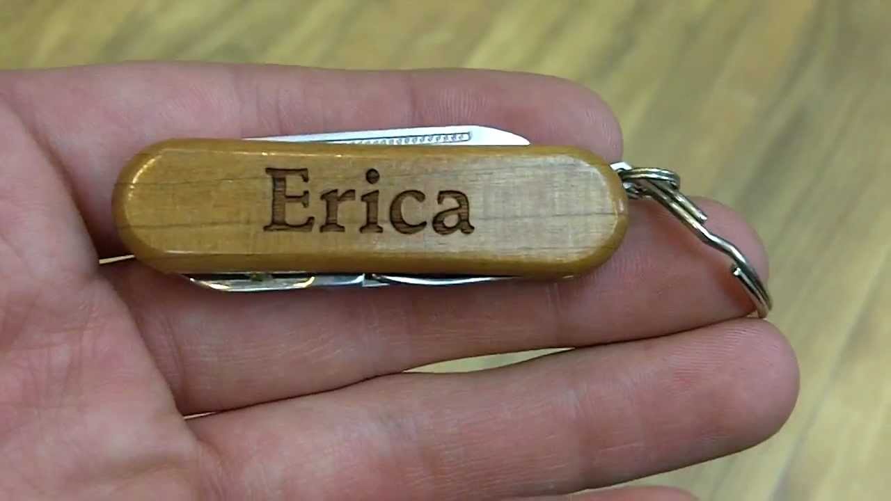 Wayne Carver Personalized Erica Pocket Tool - YouTube