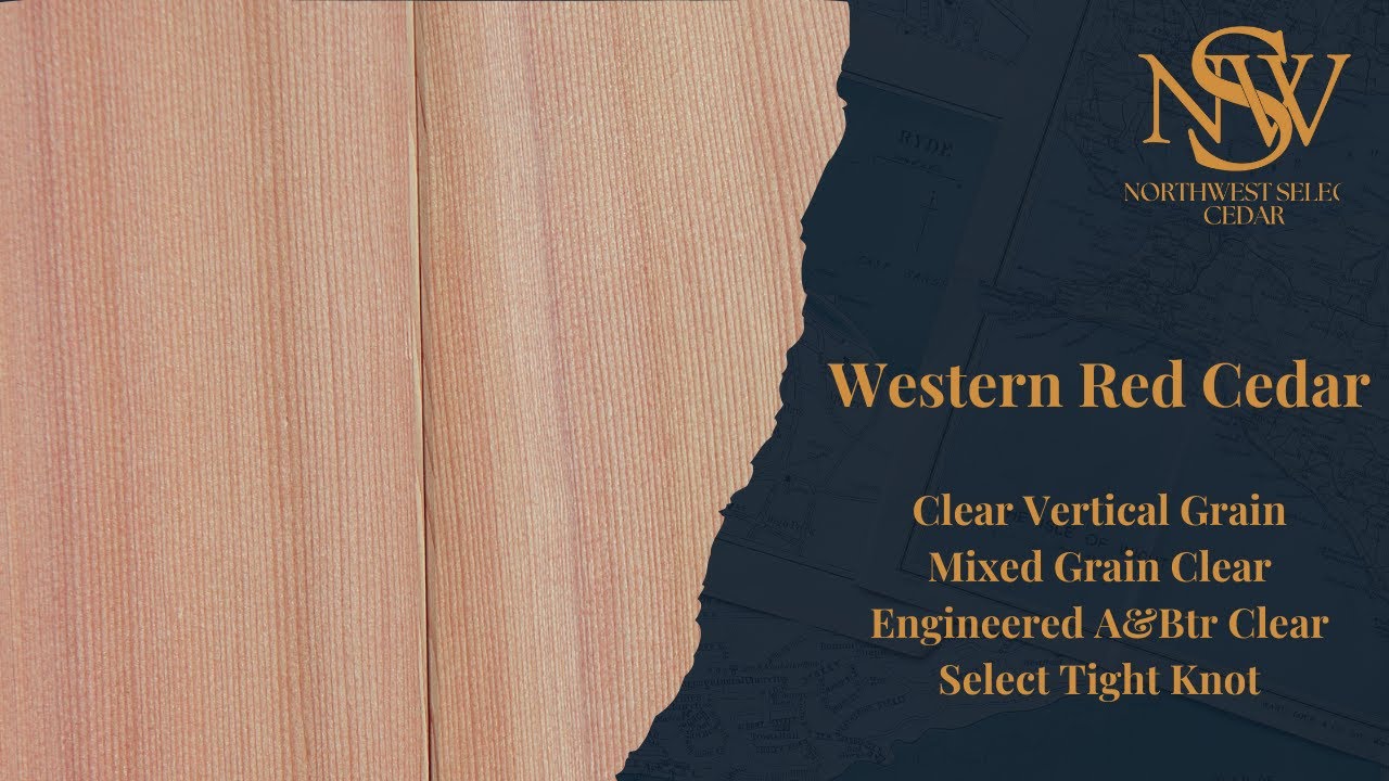 Northwest Select Western Red Cedar - YouTube