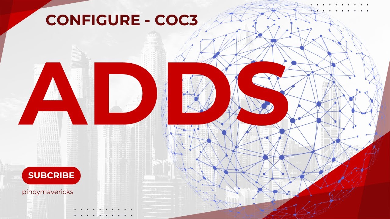COC3 AD DS Configuration - YouTube