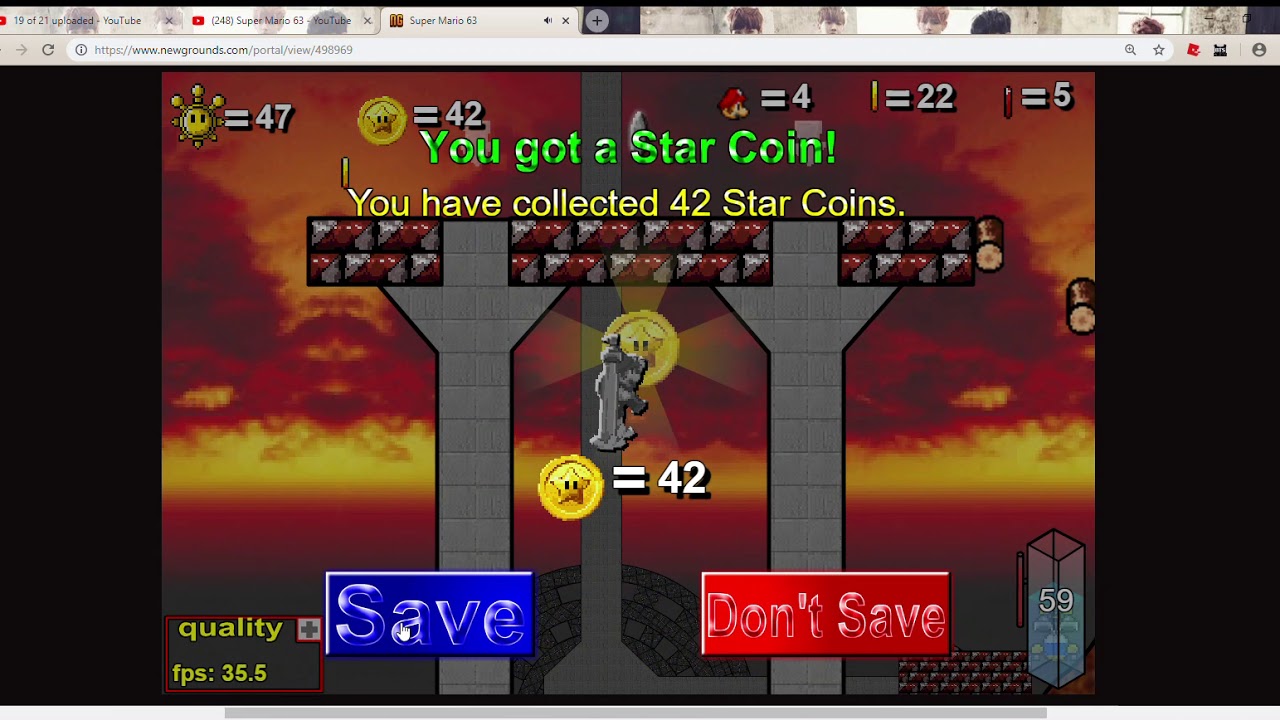 Super Mario 63 - Red-Hot Red Coins (Sprite 4 of Lethal Lava Land) - YouTube