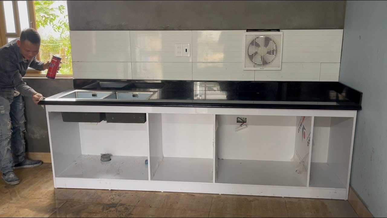 Techniques Install The Granite Countertops On Synthetic Plastic Frame ...