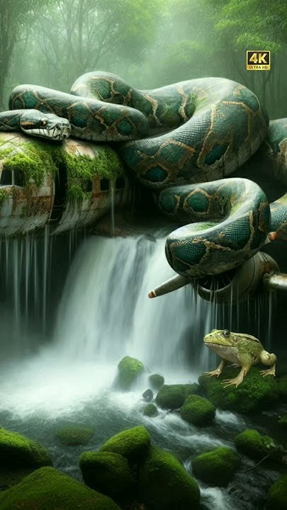 Nature exploration|Discovery airplan python waterfal the jungle amazing ...