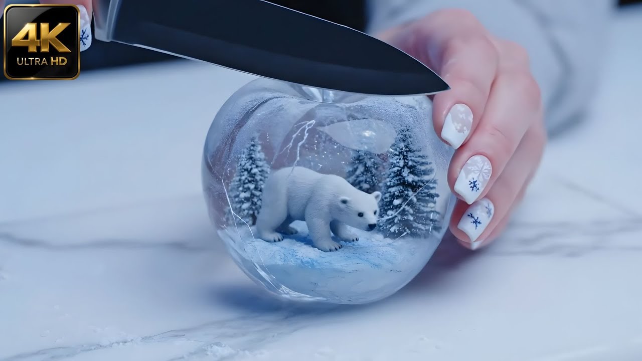 Satisfying AI ASMR Cutting Apple - Compilation – Relaxing & Crisp ...